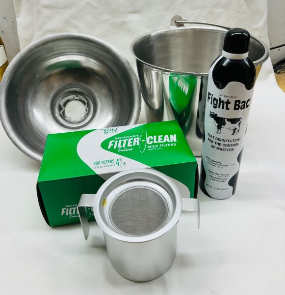 STAINLESS MILKING KIT