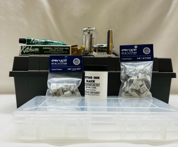 3/8 Tattoo kit with revolving head